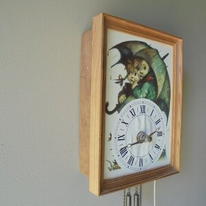 Vintage Reuge Clock, the Happy Wanderer Swiss Musical Movement, Vintage ...