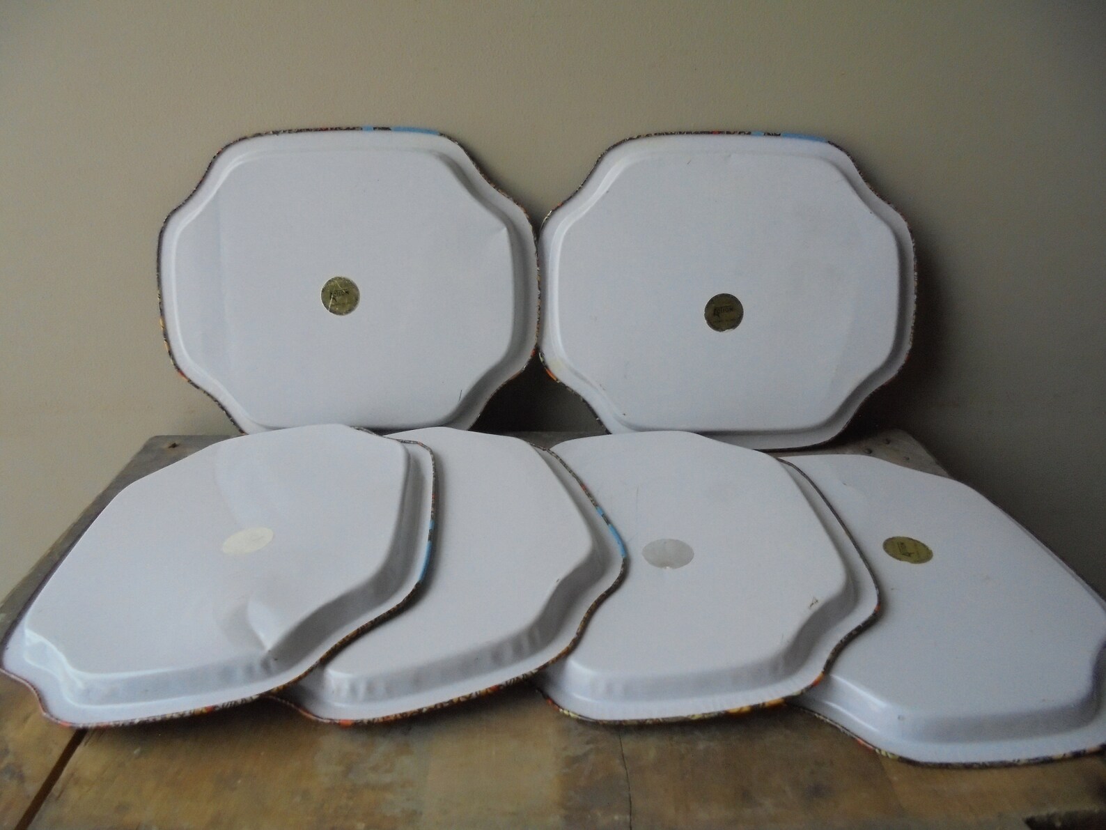 Vintage Metal Tray Collection of Small Metal Trays for Pour - Etsy