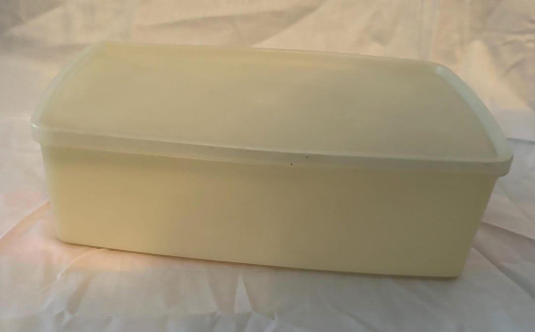 Vintage Tupperware Container With Lid - Etsy