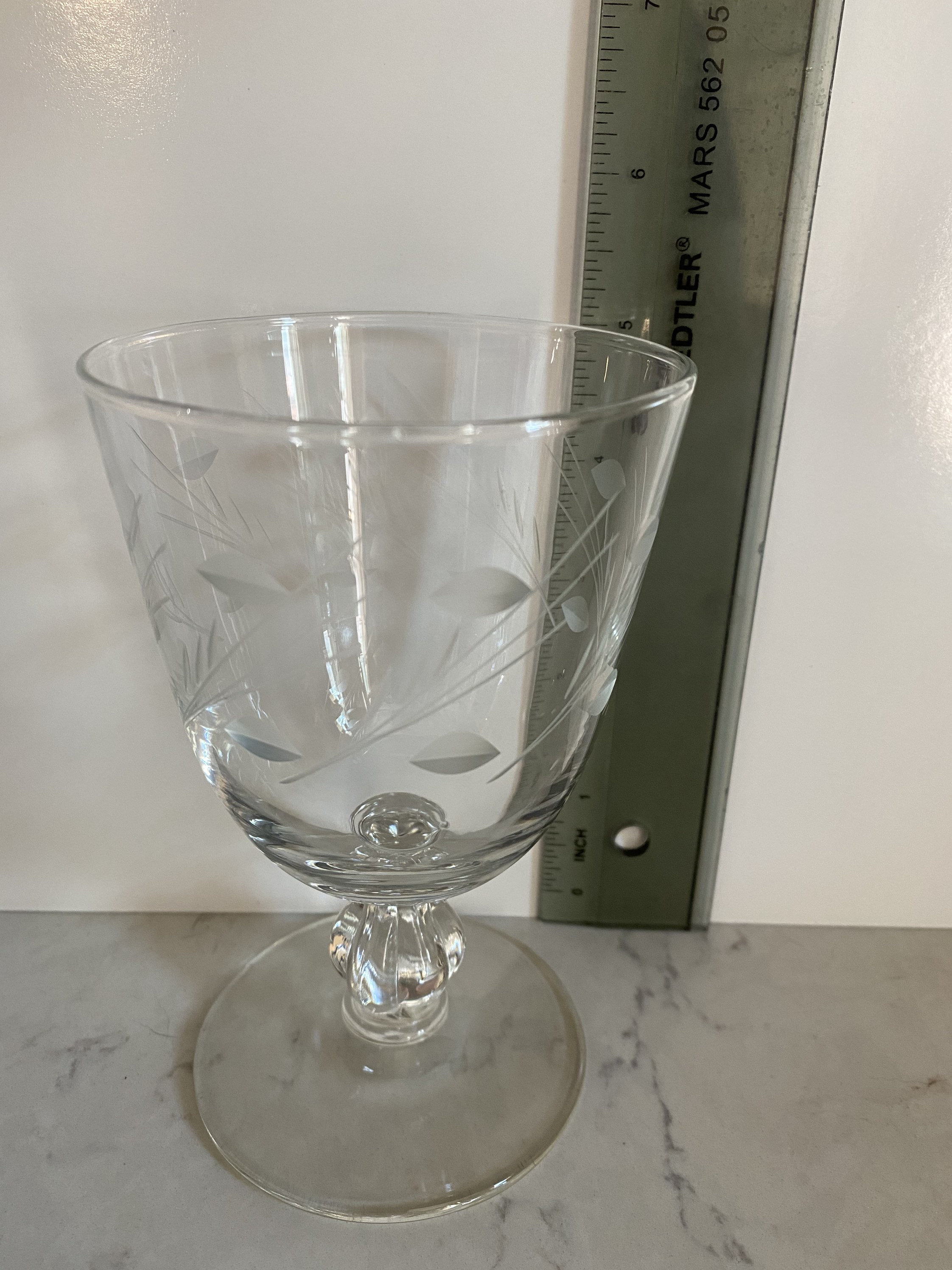 Libbey Vienna Wine Glass Etsy