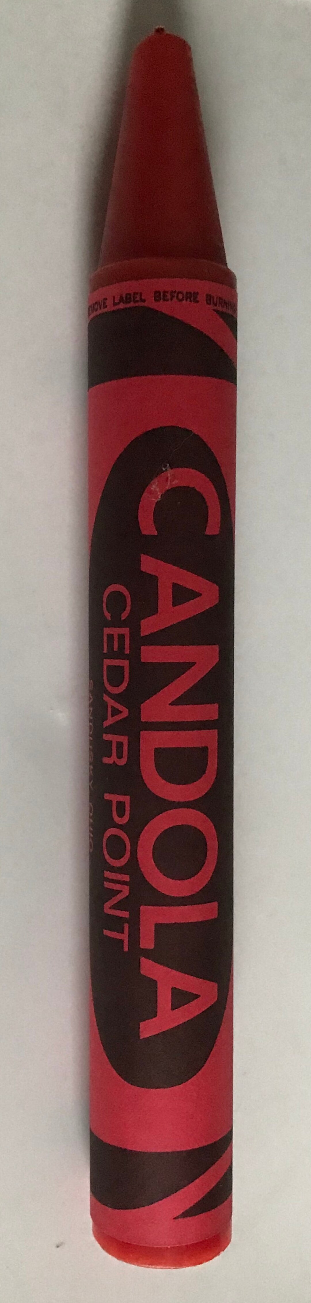 CANDOLA Candle From Cedar Point 1976 - Etsy