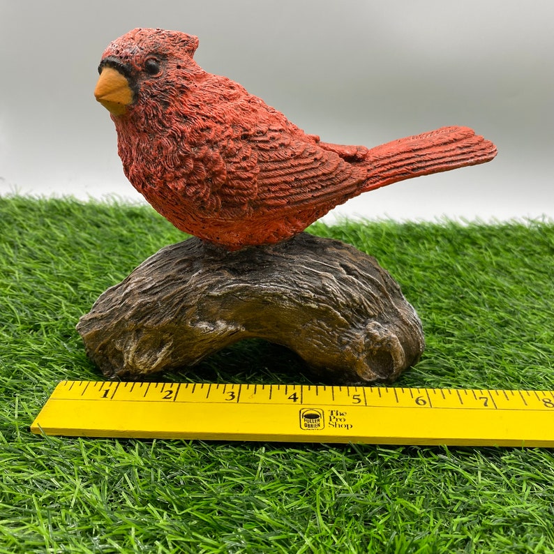 Cardinal Statue Cardinal Garden Statue Bird Figurine Bird - Etsy