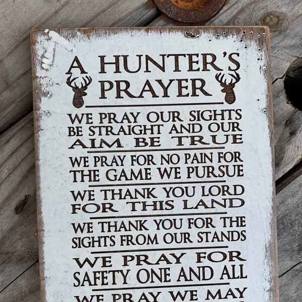 Hunters Prayer - Etsy