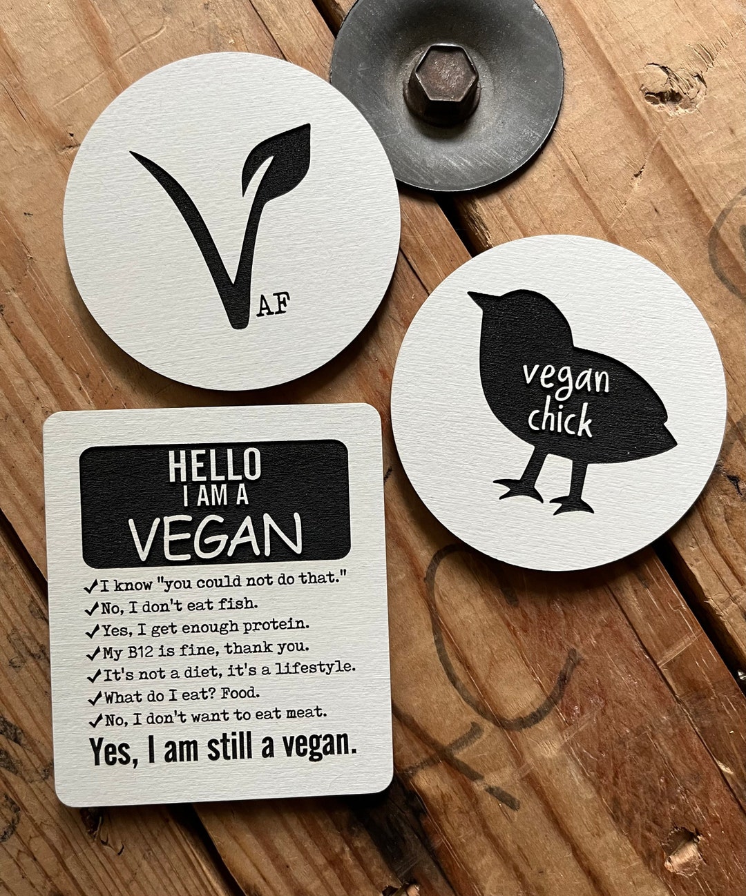 Vegan Magnets - Etsy