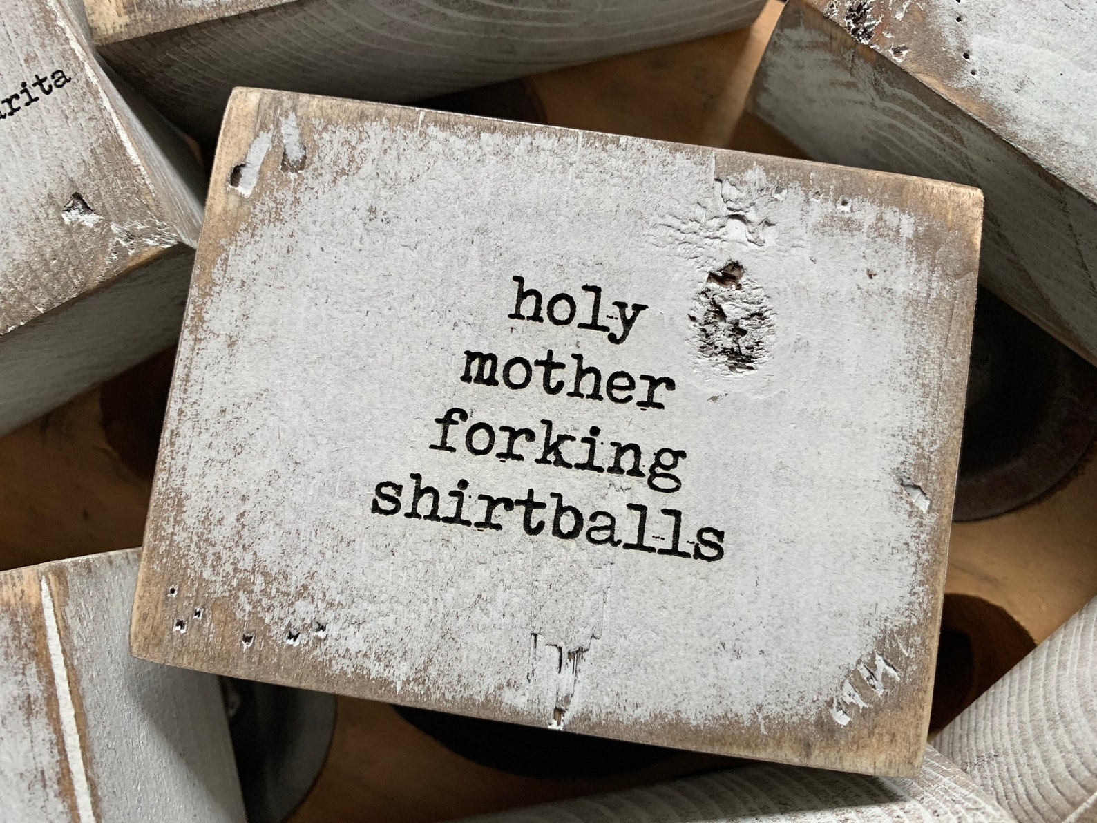 Itty Bitty Blocks Custom Sign Customized Desk Sign Shelf - Etsy