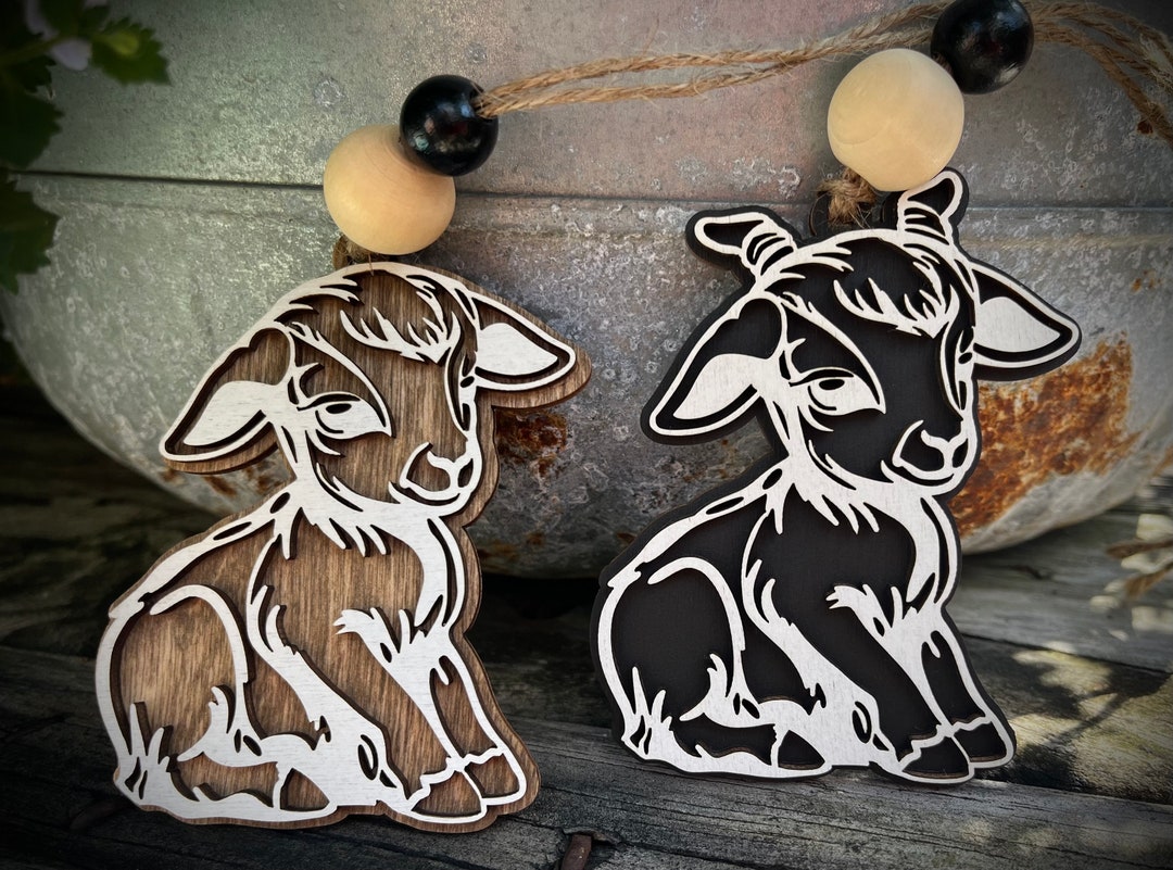 Baby Goat Christmas Ornament, Farmhouse Ornament - Etsy