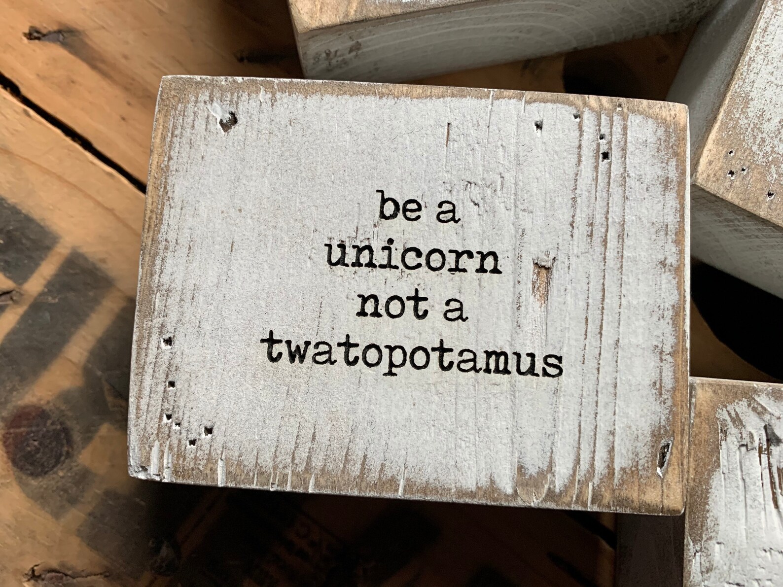 Itty Bitty Blocks Custom Sign Customized Desk Sign Shelf - Etsy