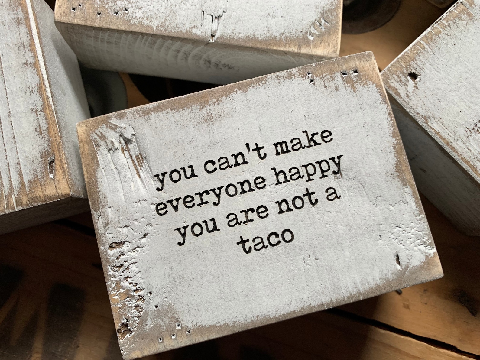 Itty Bitty Blocks Custom Sign Customized Desk Sign Shelf - Etsy