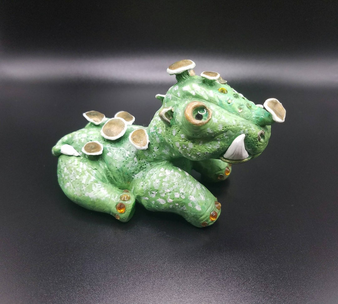 Mushroom Hipposaurus Glow in the Dark One of a Kind Art - Etsy