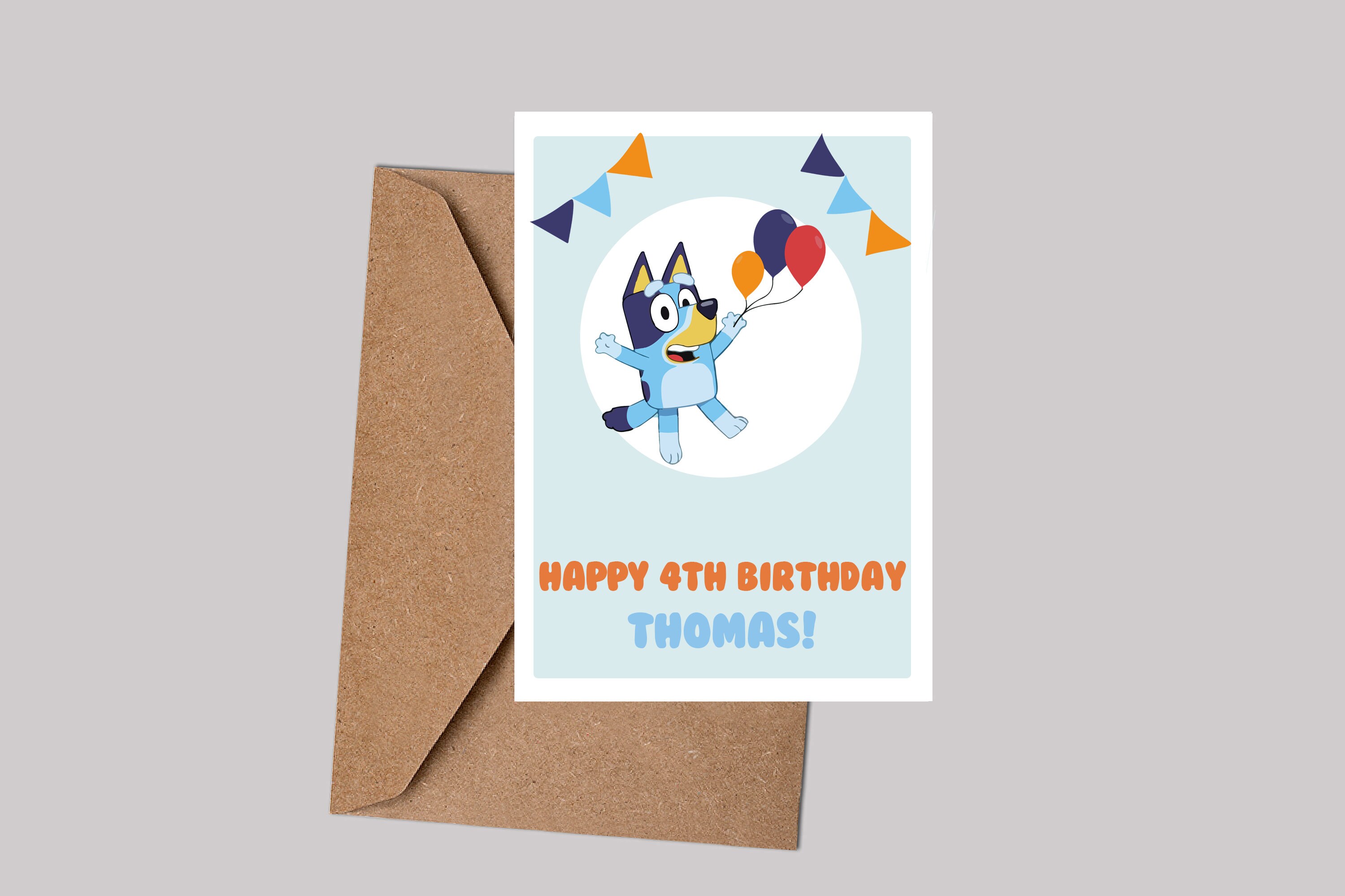Printable Bluey Birthday Printable World Holiday Bluey Birthday Card Printable Bluey Birthday Printable World Holiday Bluey Birthday Card