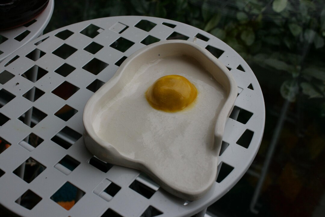 Fried Egg Spoon Holder - Etsy