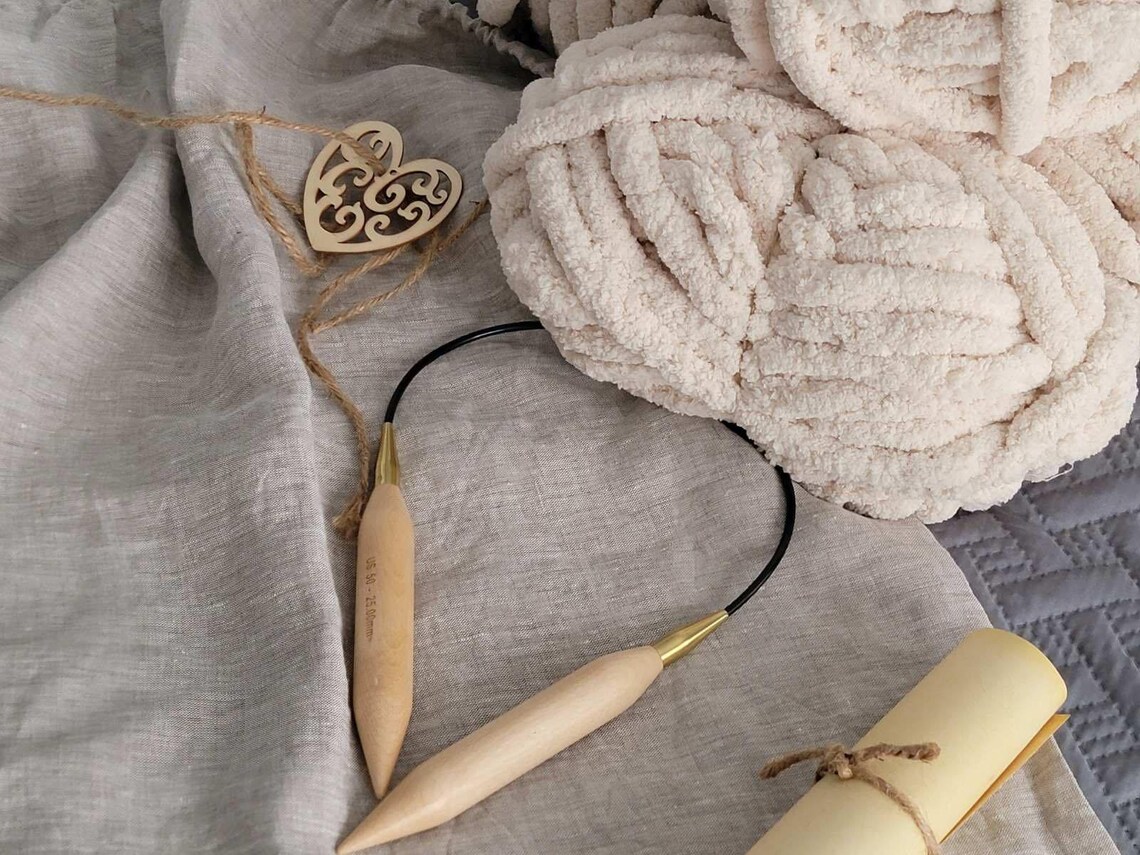Chunky Knit Blanket DIY KITS for Adults Make Your Own Super | Etsy