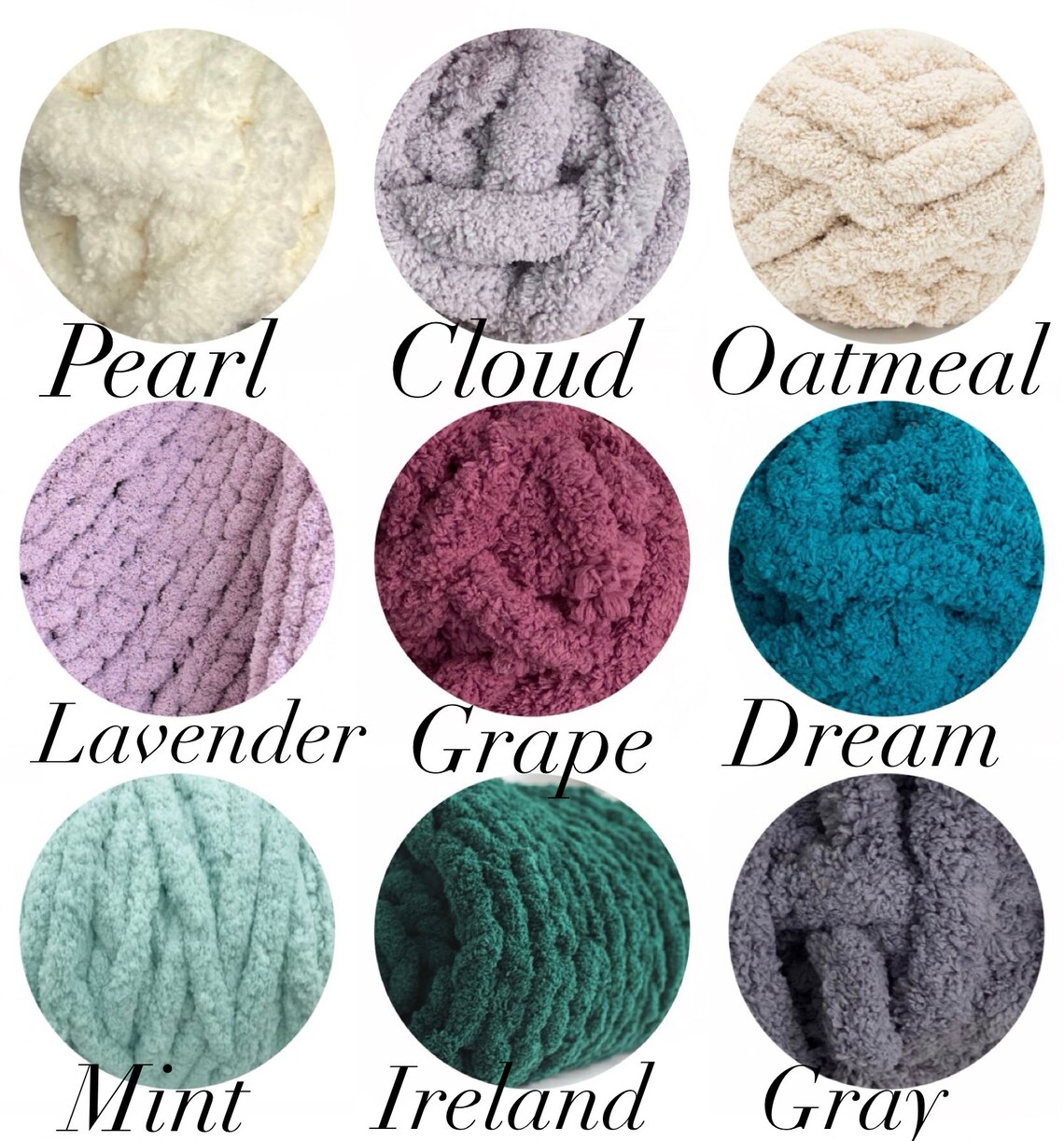 JUMBO Chenille Blanket, Chunky Chenille Yarn, Chunky Knit Blanket Arm ...