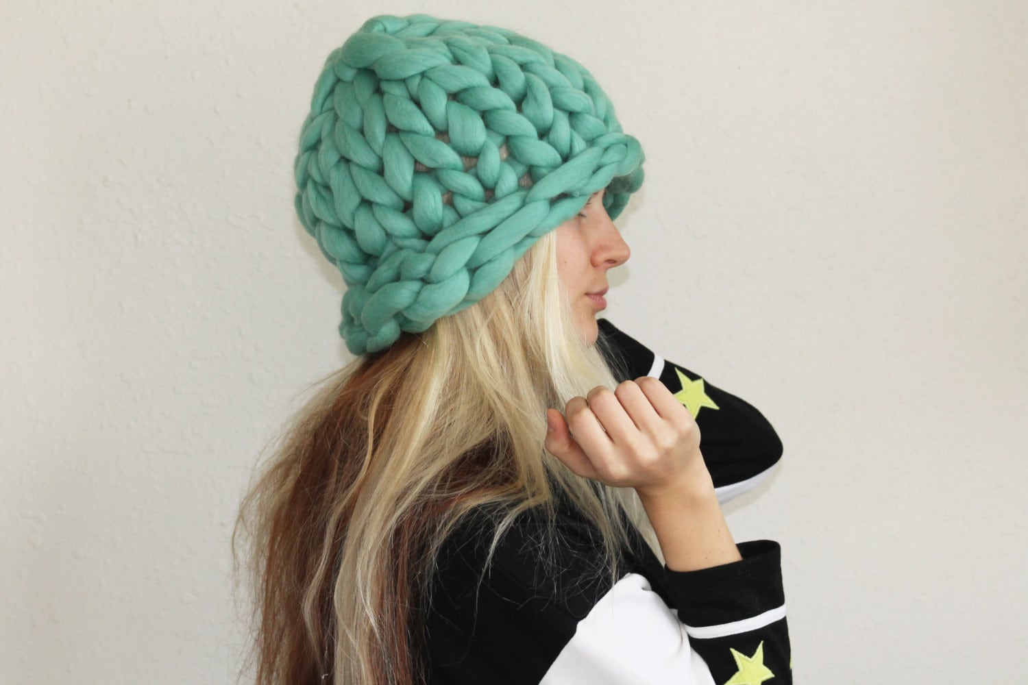 Super Chunky Hat Chunky Hat Hat Knitted Hat Knit Hat - Etsy