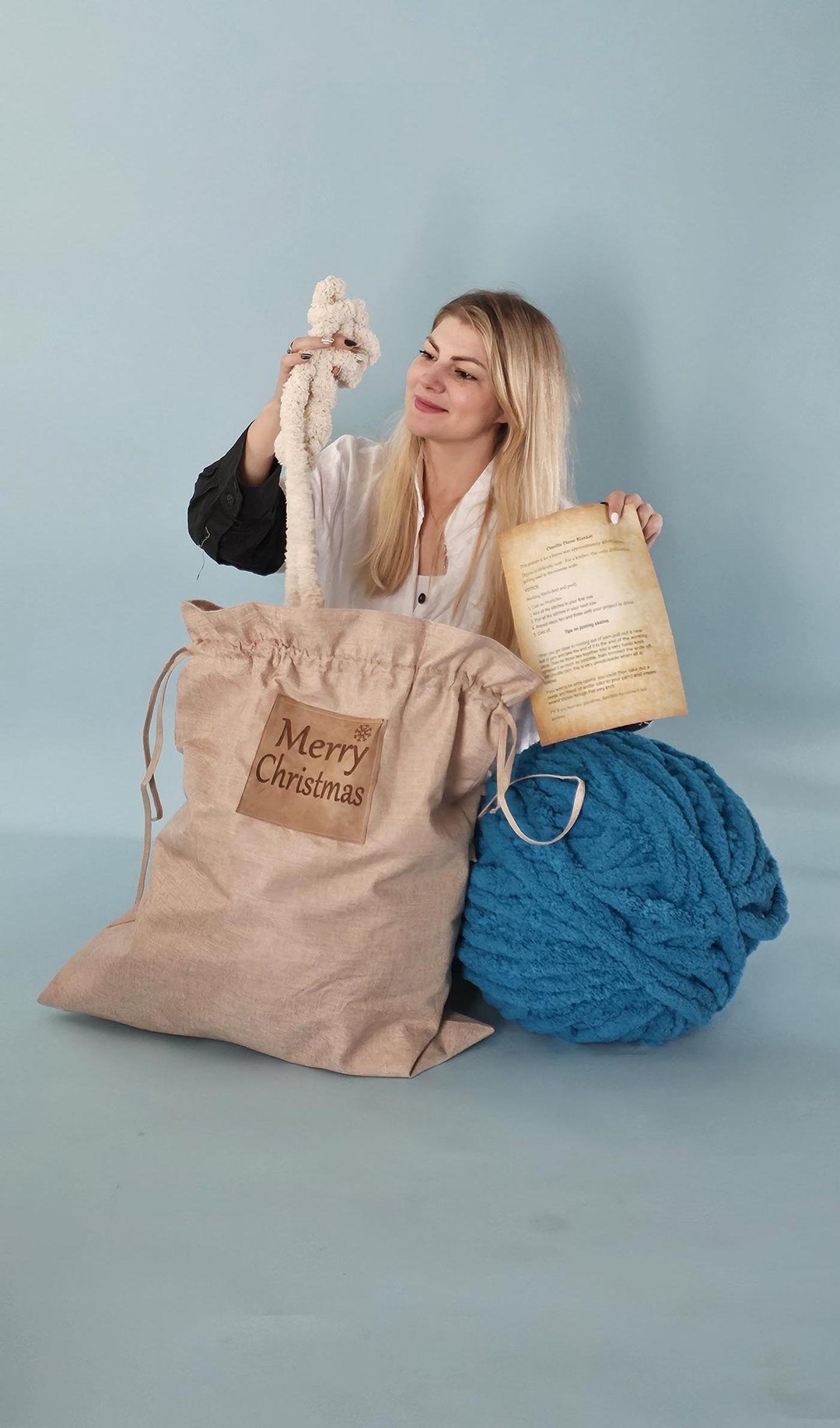 Cozy Chenille DIY KIT Chunky Blanket, Christmas DIY Kit - Etsy