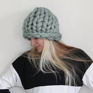 Chunky Hat, Chunky Knit Hat, Hat, Knitted Hat, Knit Hat, Super Chunky ...