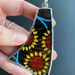Southwest Sunflowers // Hand Painted // Ribbed Glass // Hand - Etsy