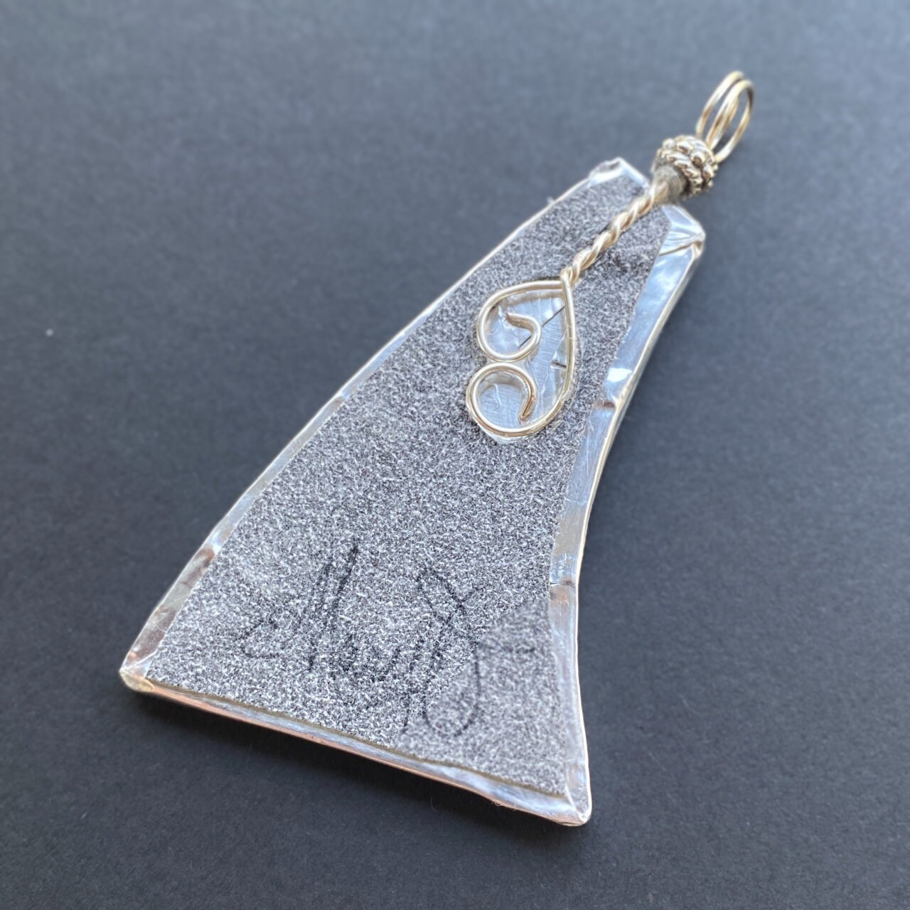 Southwest Sunflowers // Hand Painted // Ribbed Glass // Hand - Etsy