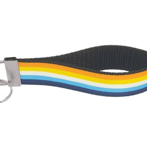 Aroace Flag Keychain Aroace Wristlet Aroace Key Fob Aroace Key Ring ...