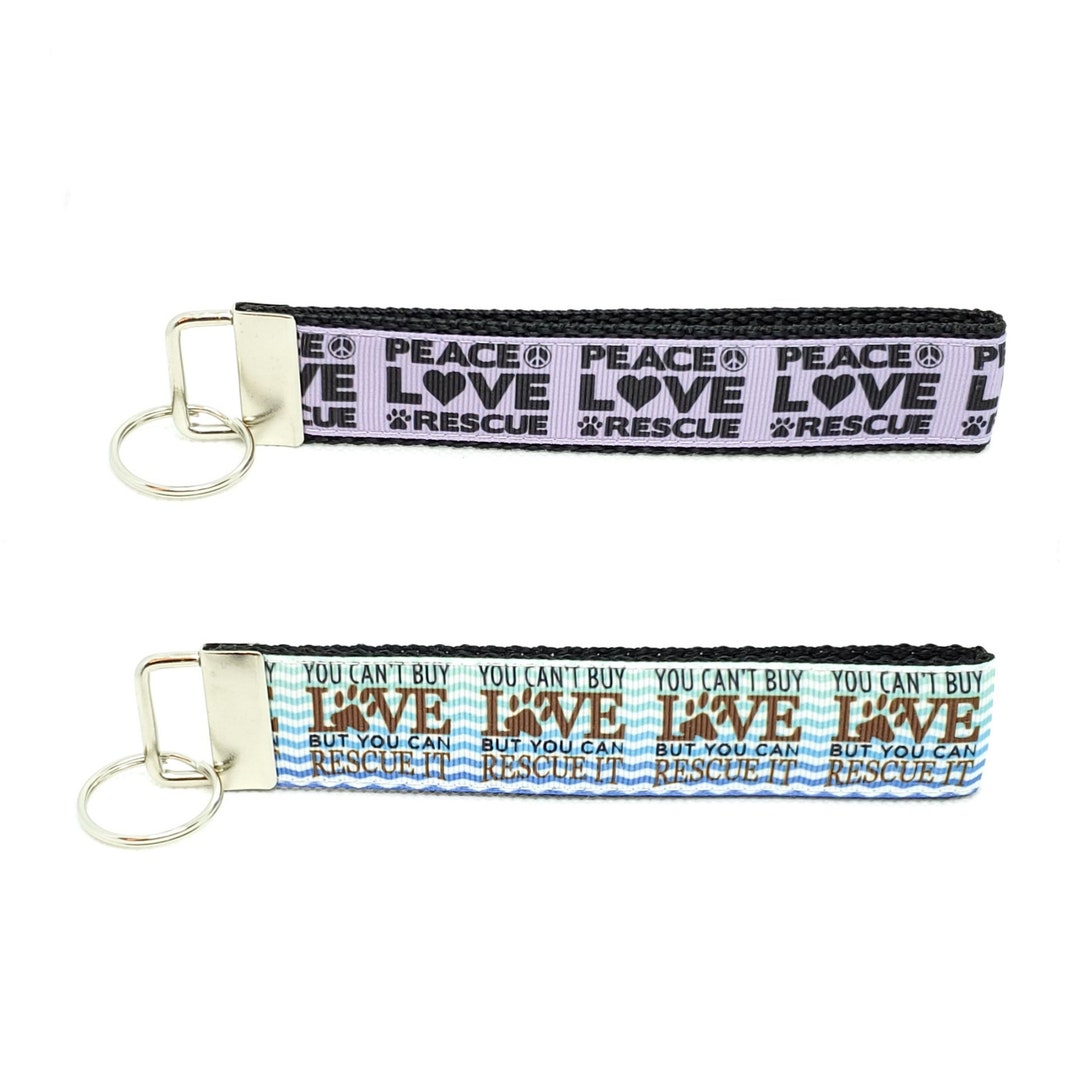 Pet Rescue Keychain Rescue Key Fob Rescue Wristlet Rescue Lanyard ...