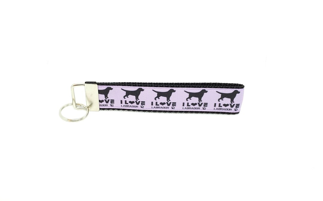 Labrador Keychain Labrador Key Fob Labrador Wristlet Labrador Key Ring ...