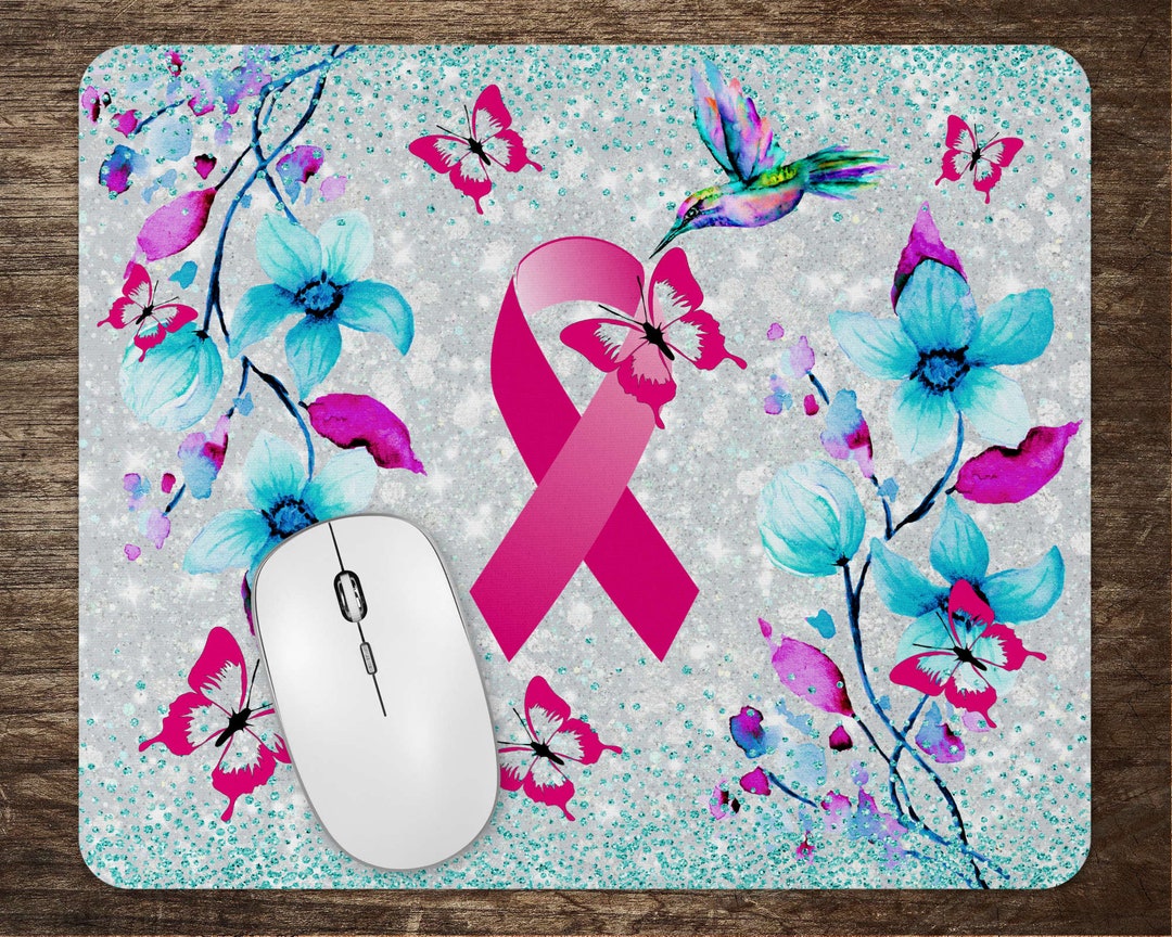 Breast Cancer Mouse Pad - Breast Cancer Awareness Mouse Pad - Breast ...