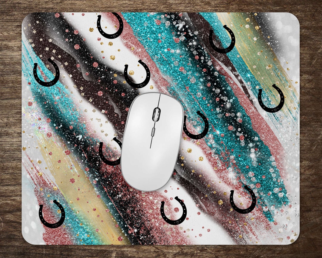 Horseshoe Mouse Pad - Horseshoe Desk Mat - Horseshoe Gift - Etsy