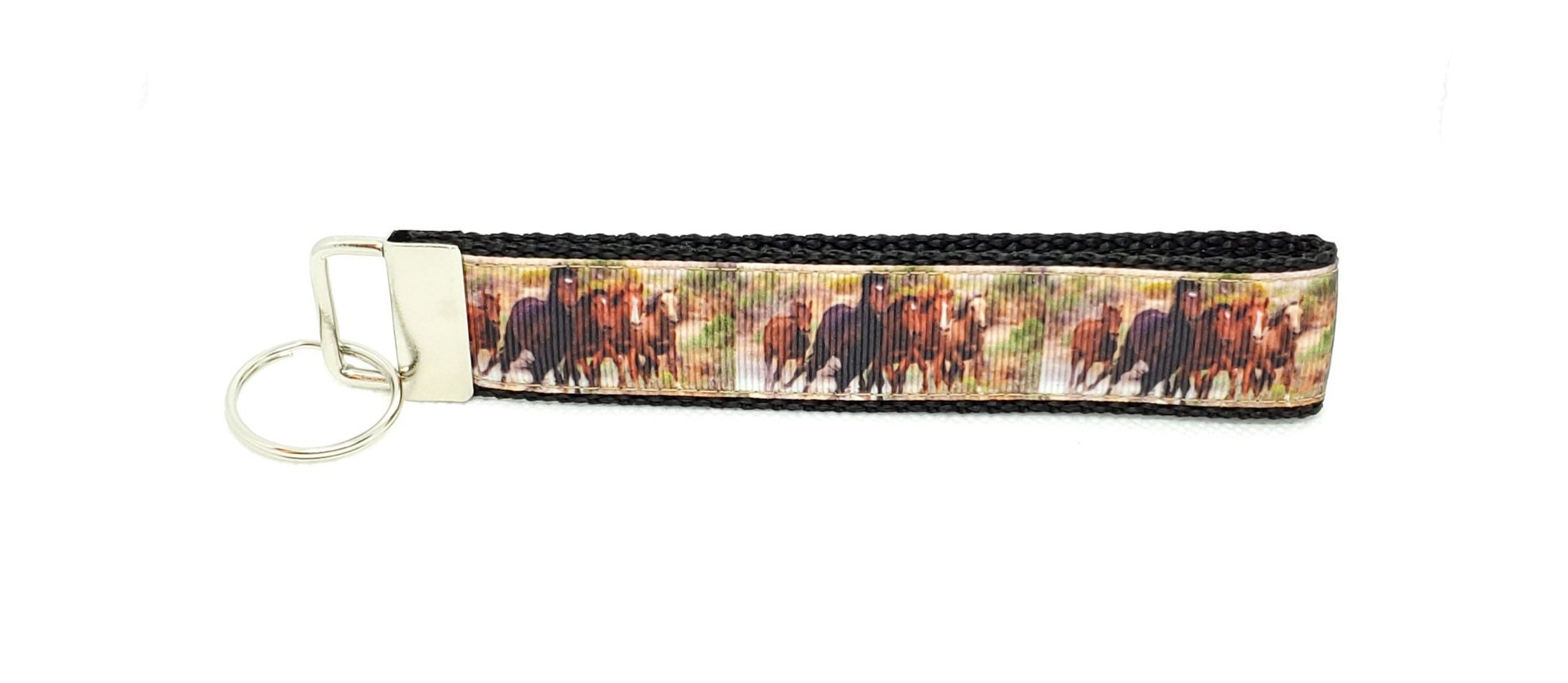 Horse Keychain Horse Key Fob Horse Wristlet Horse Key Ring | Etsy
