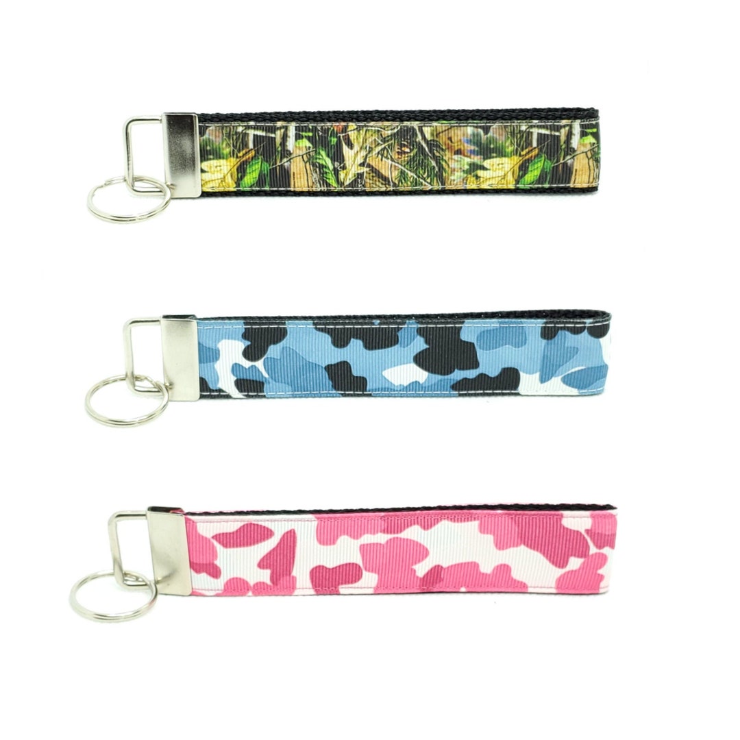 Camouflage Keychain Camouflage Key Ring Camouflage Key Fob - Etsy