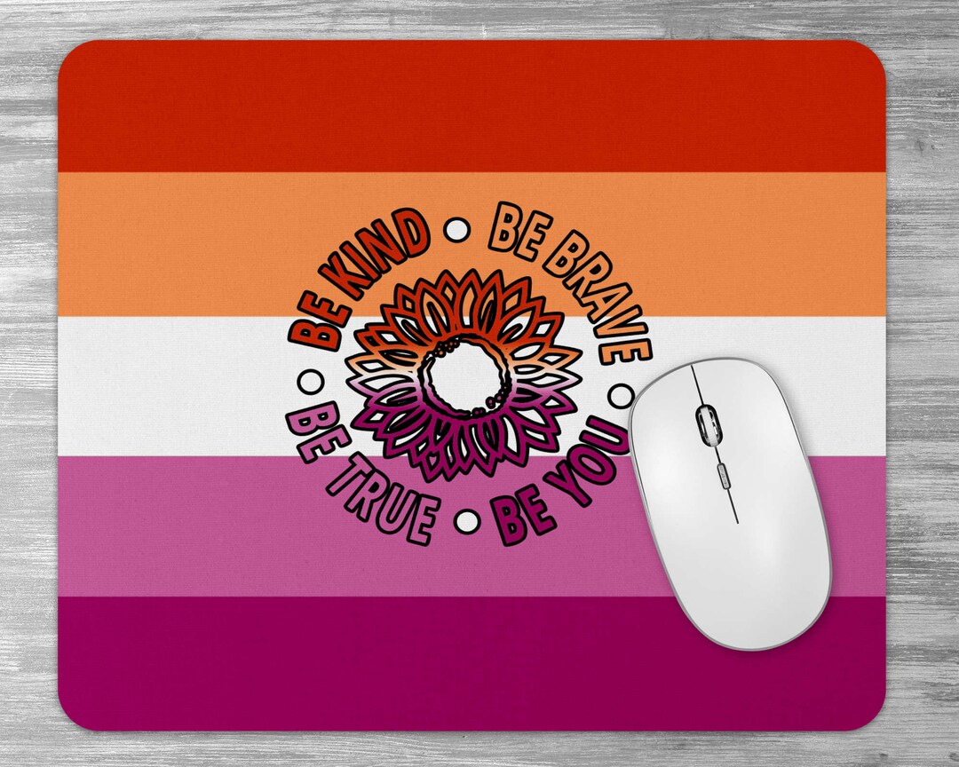 Lesbian Mouse Pad Lesbian Flag Mouse Pad Lesbian Pride Mouse Pad - Etsy