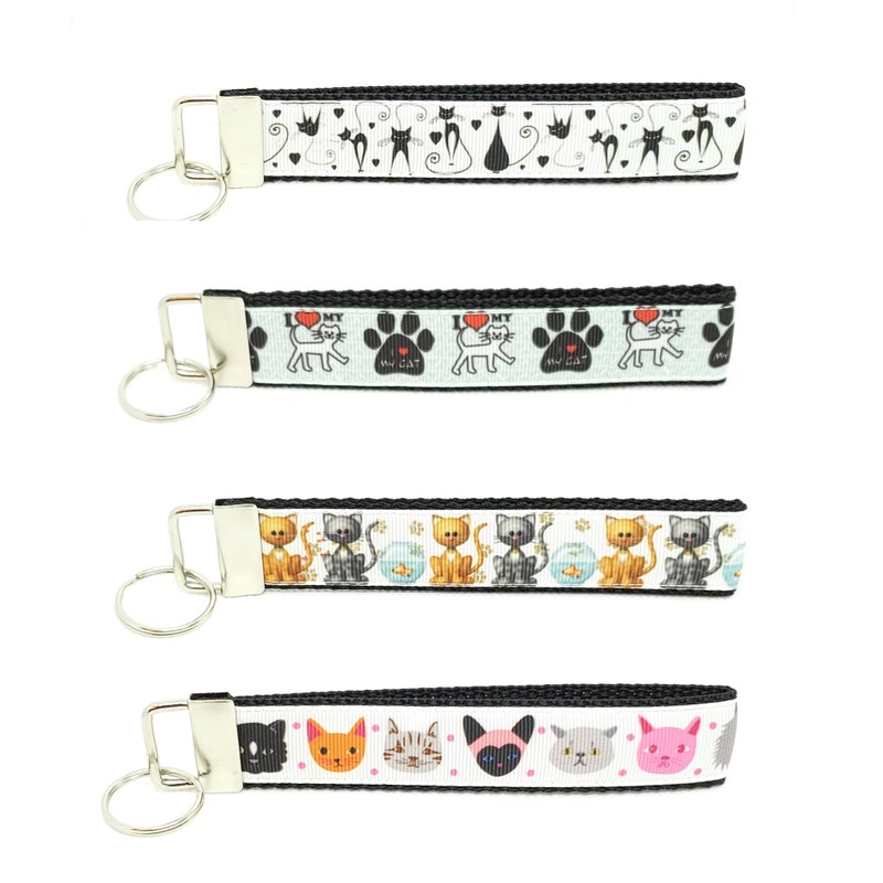 Cat Key Chain - Etsy