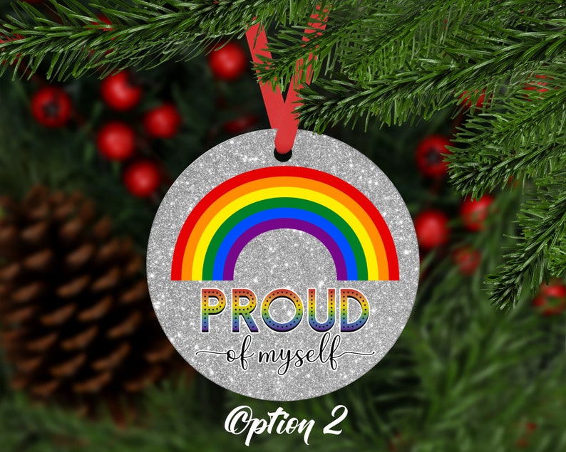Gay Pride Ornament - Gay Pride Flag Christmas Ornament - Gay Pride Gift ...