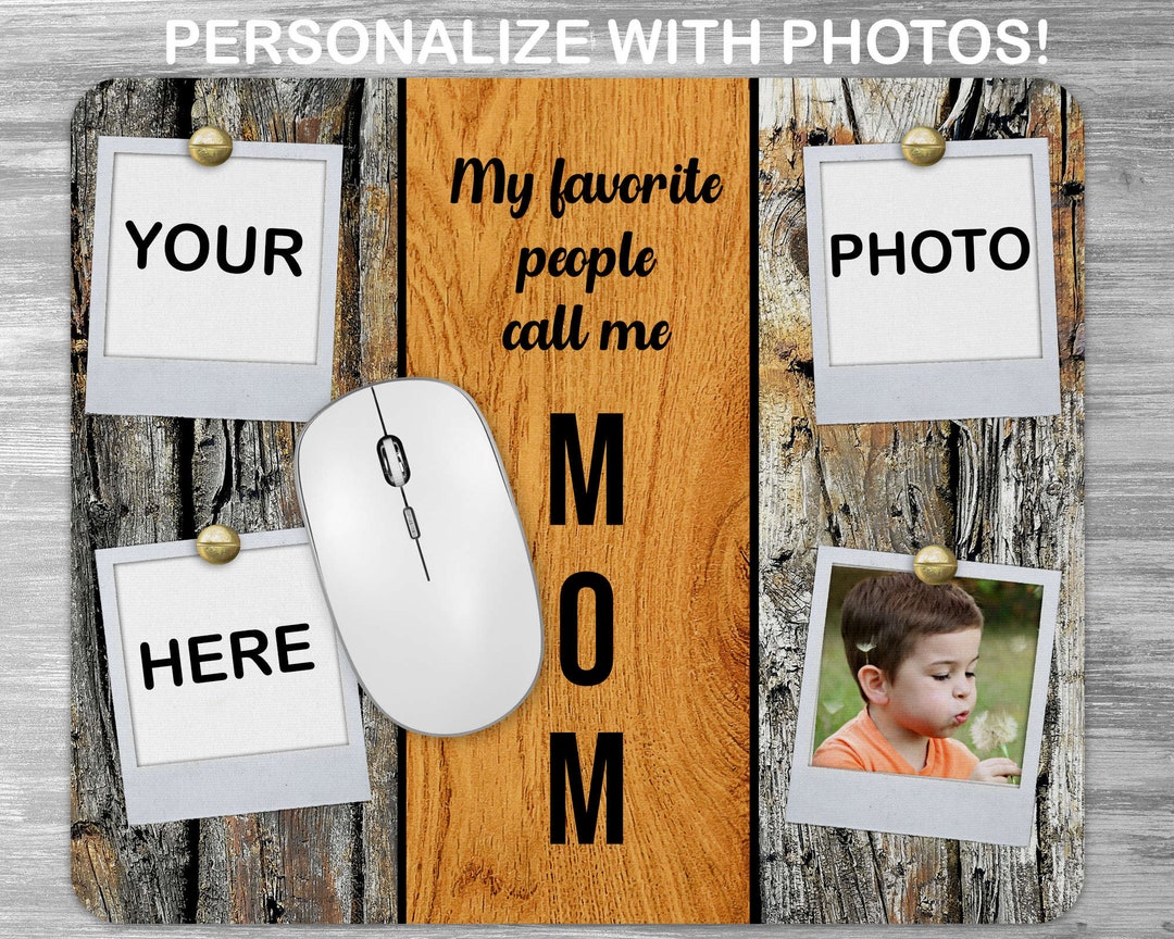 Personalized Mom Mouse Pad - Personalized Photo Mouse Pad - Mother's ...