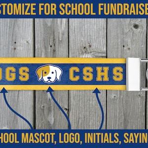 Custom School Fundraiser Keychain Wristlets - Keychain Fundraiser for ...