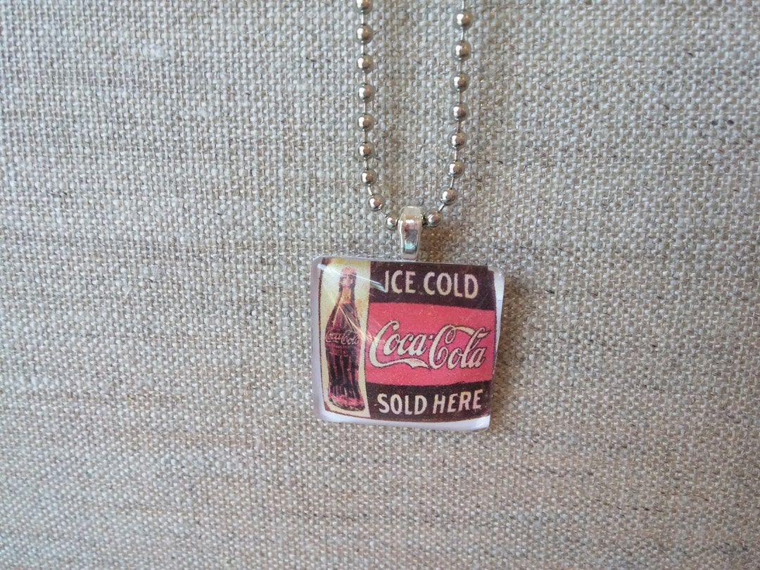 Coca Cola Tile Pendant - Etsy