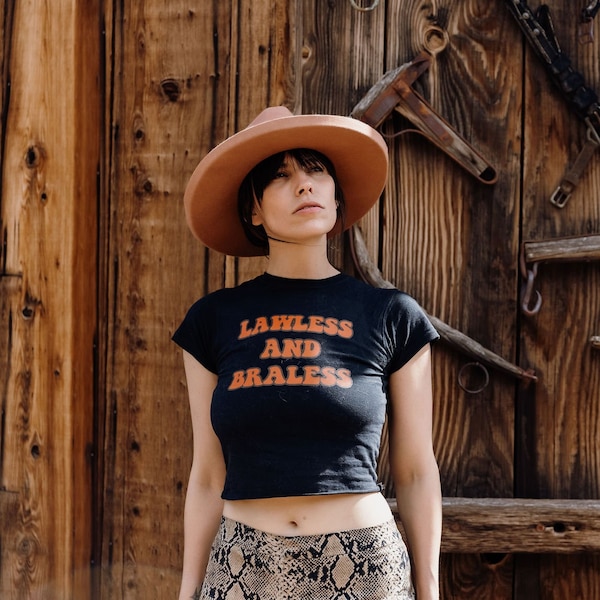 Braless Crop Top - Etsy