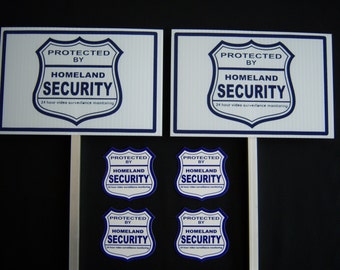 Simplisafe Security Yard Sign + 4 Window Stickers - Etsy