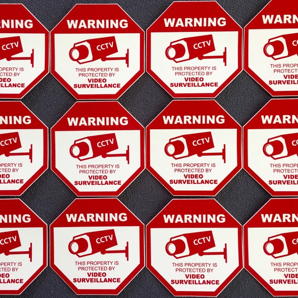 Security Signs - Etsy