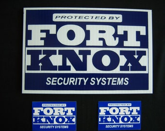 The Fort Knox Sign - Etsy