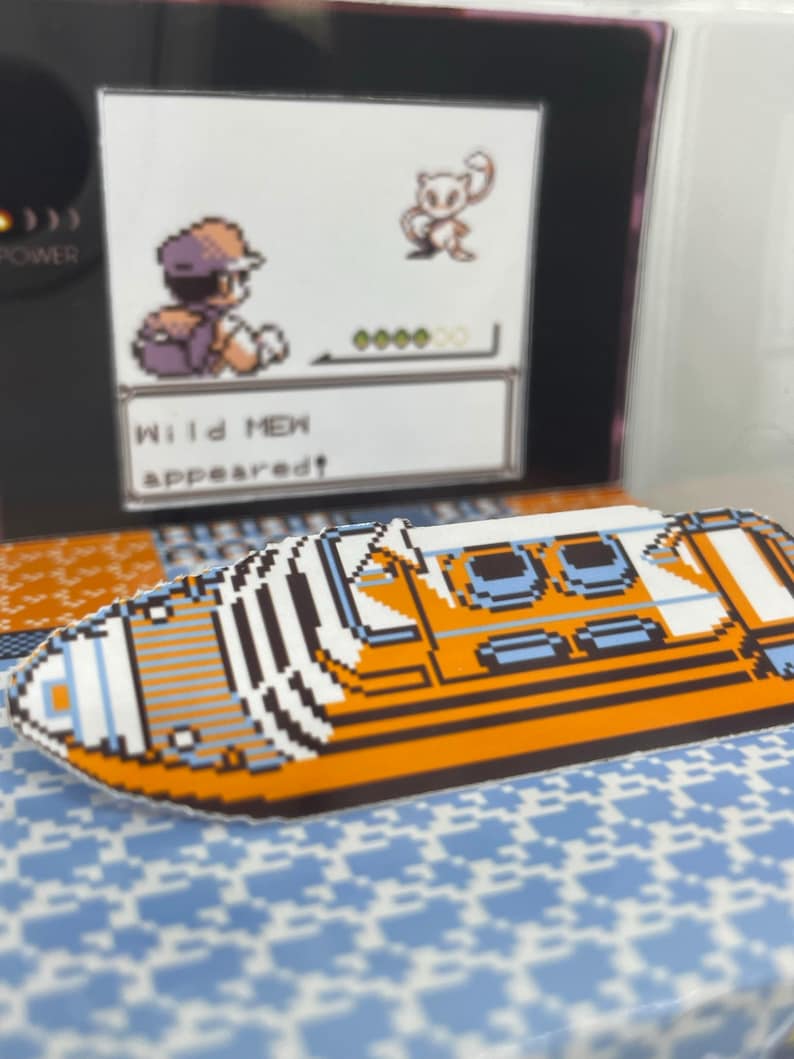 Pokemon: Mew Under Truck 3D Diorama - Etsy