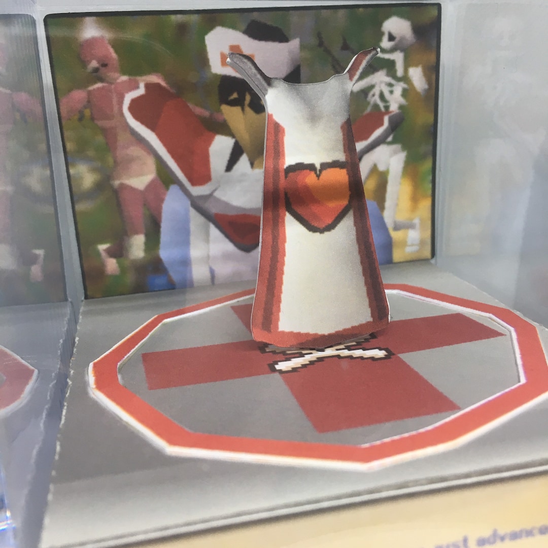 Runescape Cape Hitpoints - 3D Diorama - Etsy