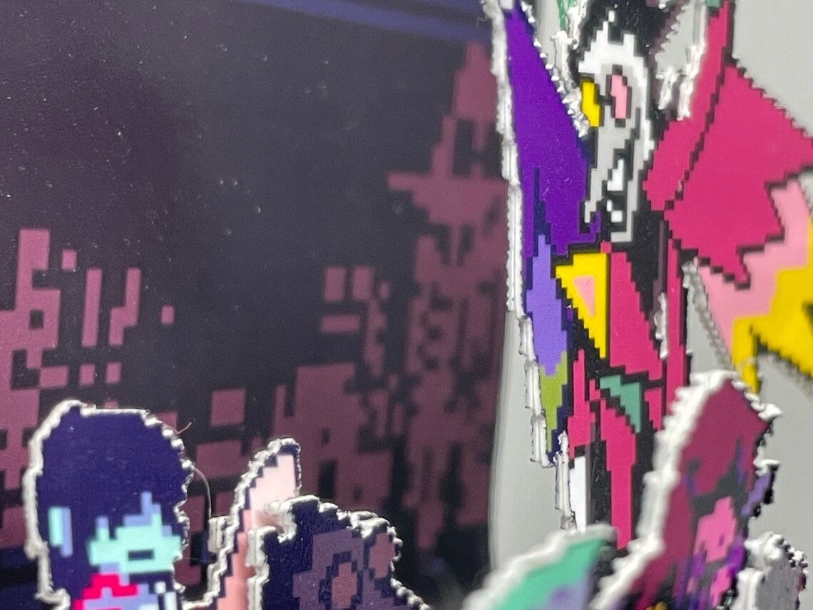 Deltarune Spamton Neo 3D Diorama BE A big Shot - Etsy