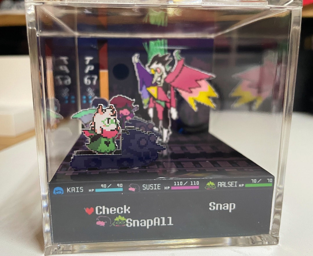 Deltarune - Spamton Neo - 3D Diorama - BE A [big Shot]!? - Etsy