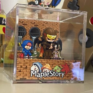 Maplestory Kerning City - 3D Diorama - Etsy