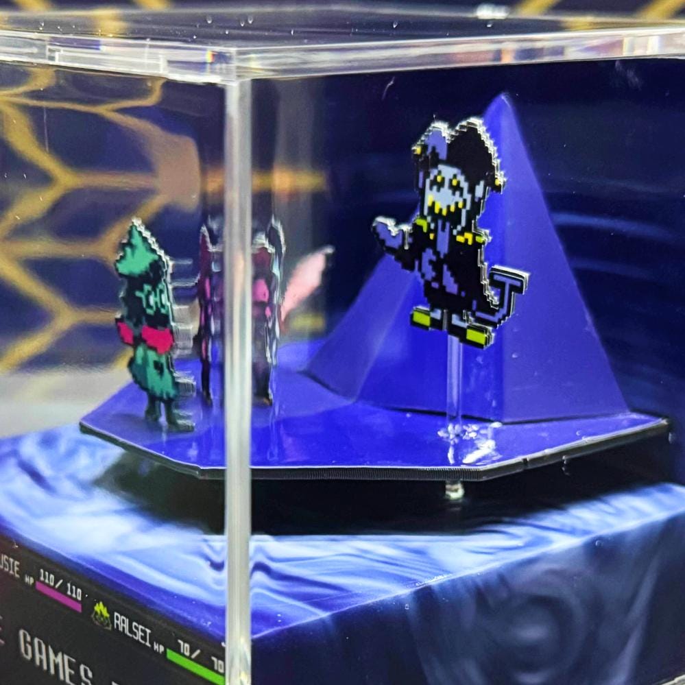 Deltarune - Jevil - 3D Diorama - CHAOS, CHAOS! - Etsy