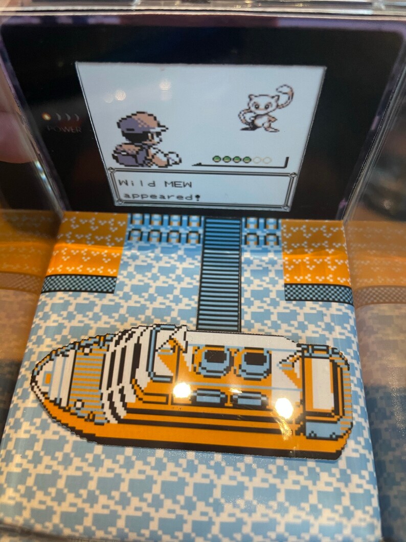 Pokemon: Mew Under Truck 3D Diorama | Etsy