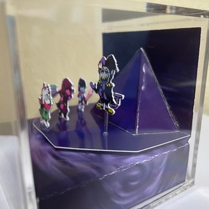 Deltarune - Jevil - 3D Diorama - CHAOS, CHAOS! - Etsy