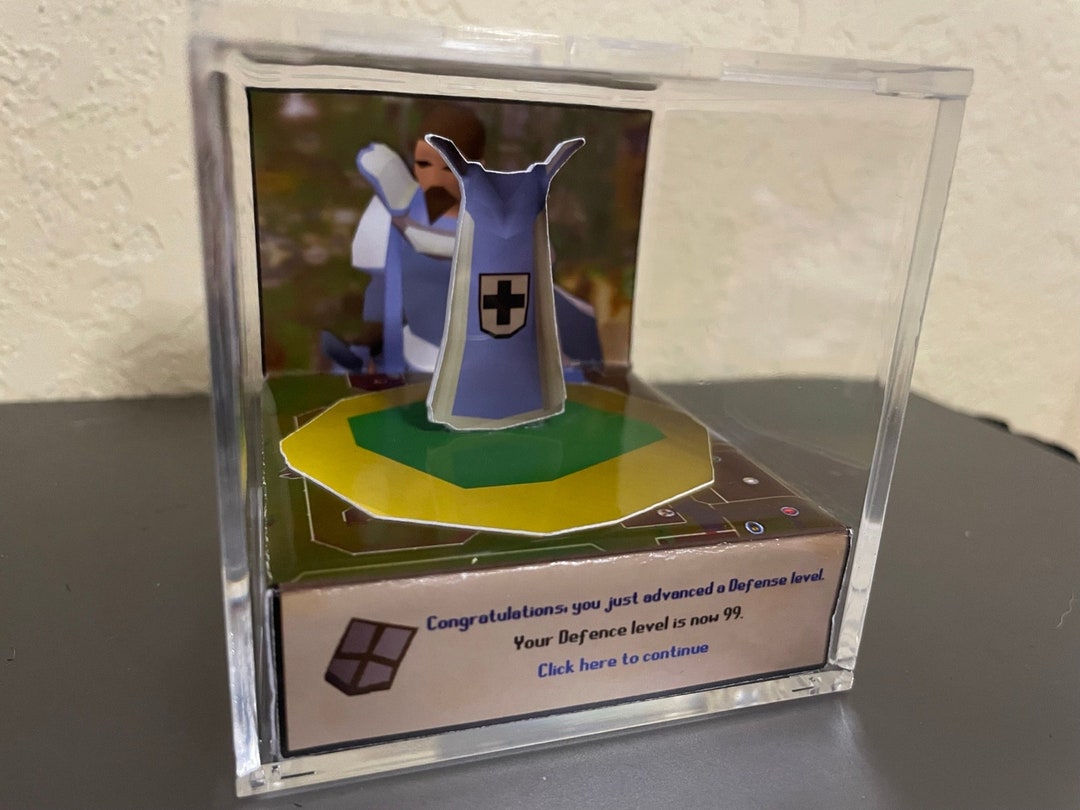 Runescape Cape Defence - 3D Diorama - Etsy