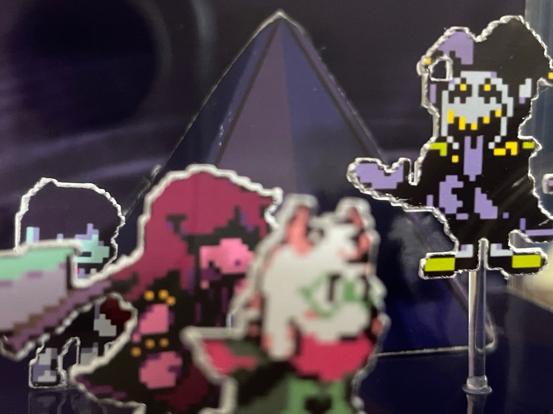 Deltarune Jevil 3d Diorama Chaos Chaos Etsy Hong Kong