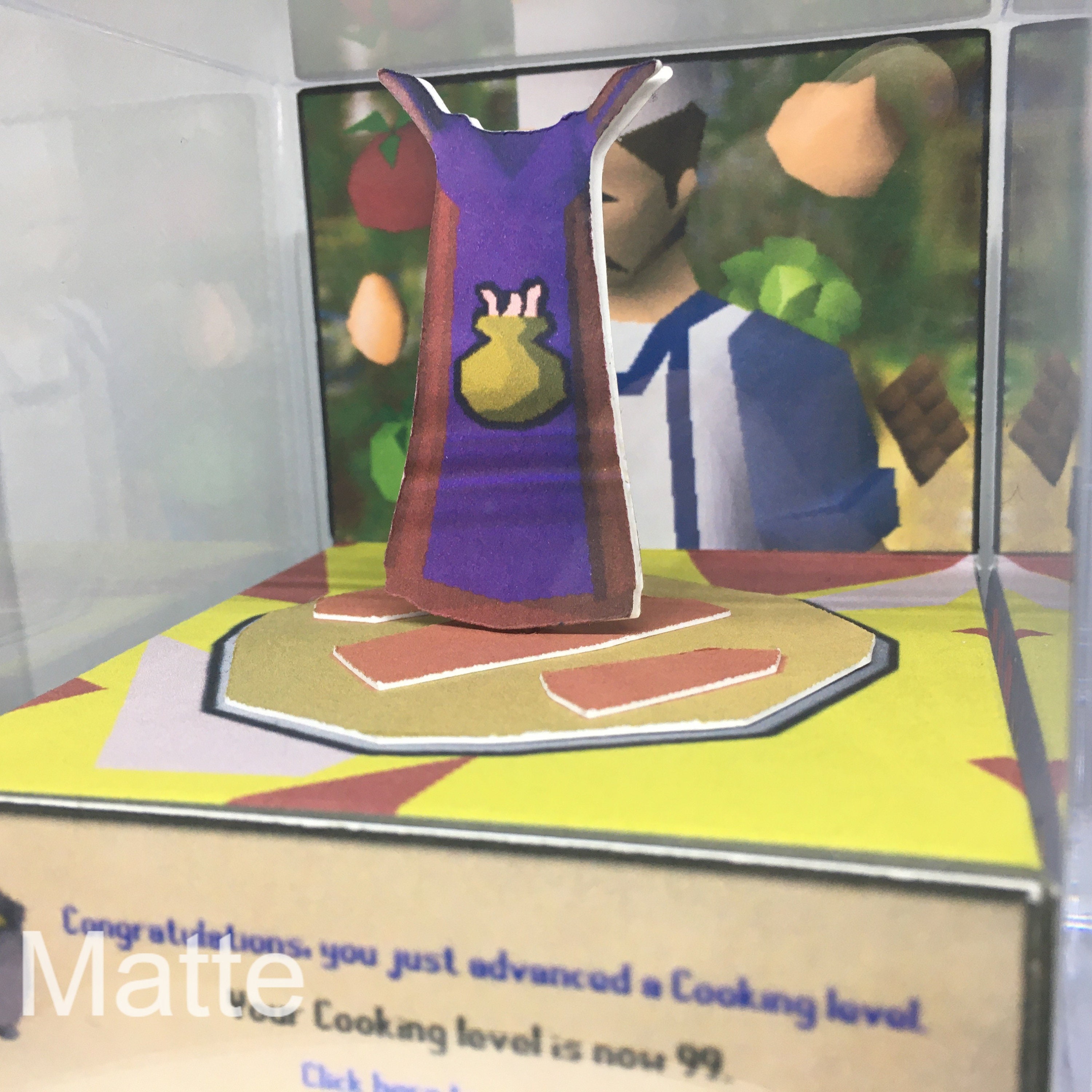 Runescape Cape Cooking 3D diorama | Etsy